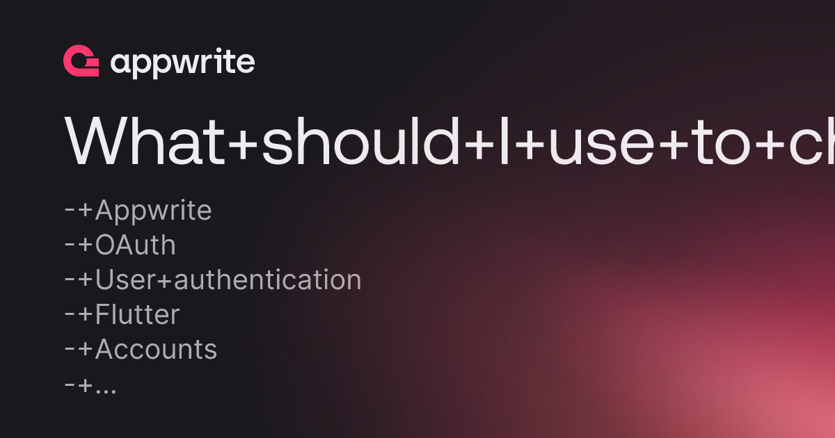 What Should I Use To Check If User Is Logged After Oauth Login
