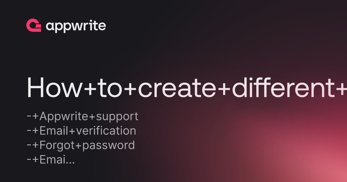 How To Create Different Email Templates For Email Verification Forget