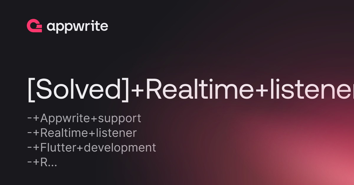 Solved Realtime Listeners Data Return A Huge List Of Events Is It