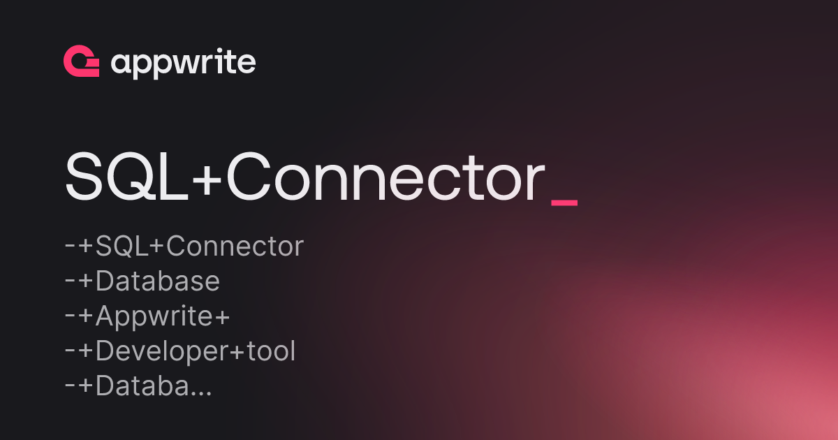 SQL Connector - Threads - Appwrite
