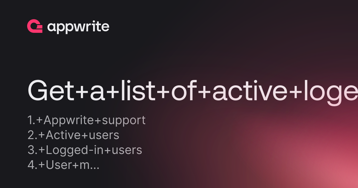 Get A List Of Active Logedin Users Active Current Sessions Threads