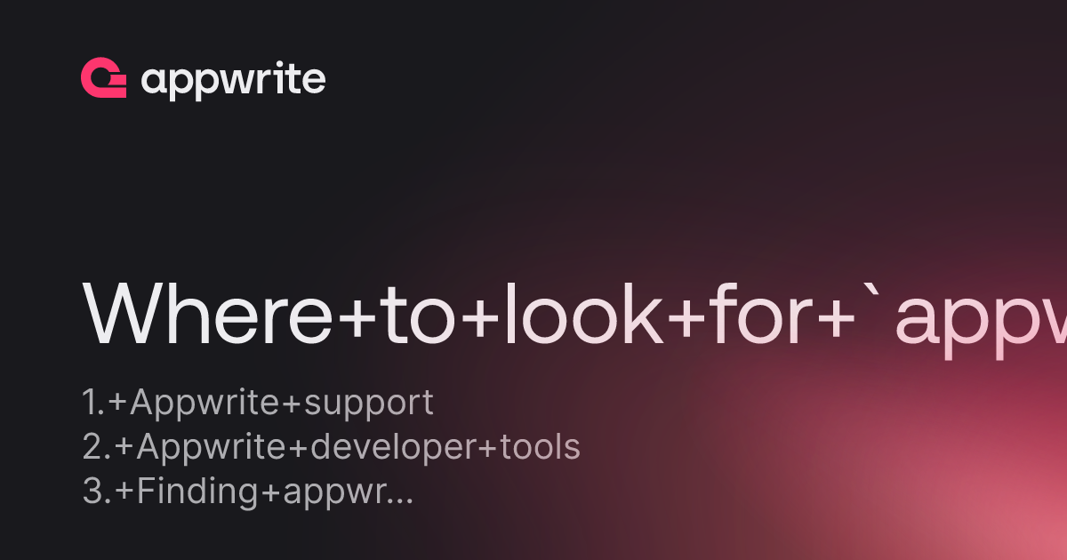 Where To Look For `appwritejson` File And `env` File In Windows