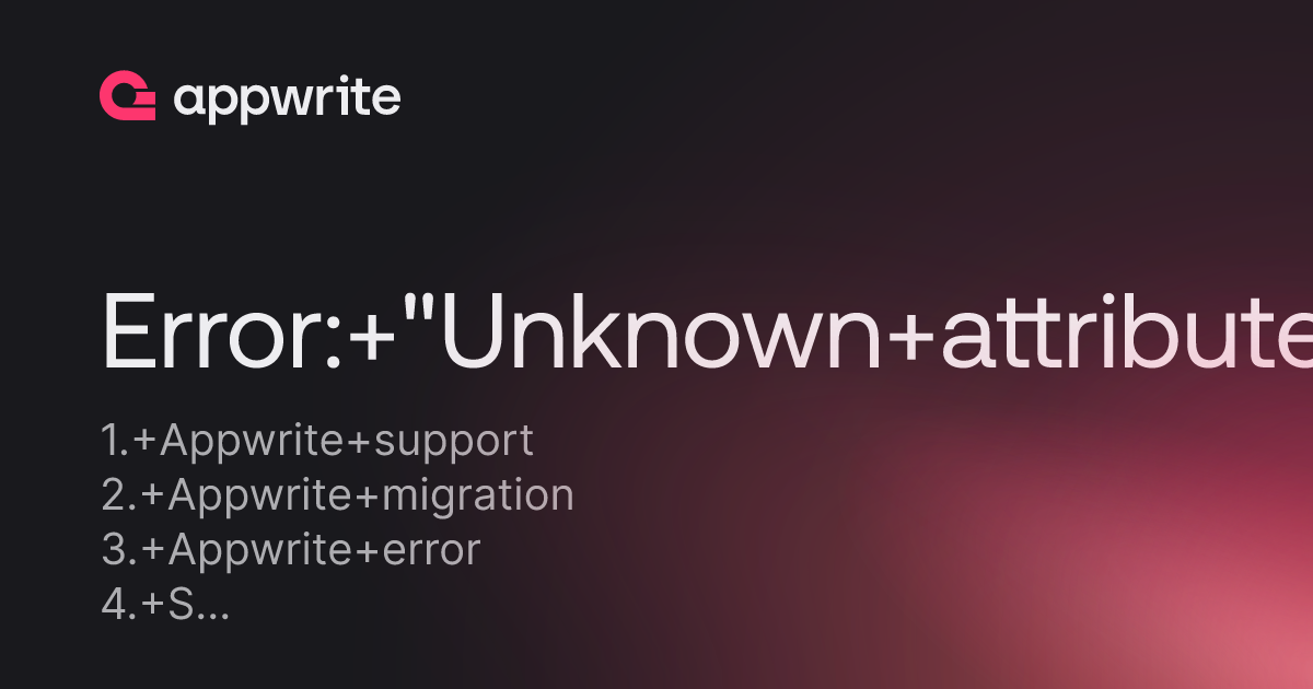 Error: "Unknown attribute type: datetime" during migration from self-hosted to other self-hosted ...