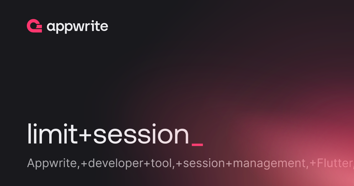 limit session - Threads - Appwrite
