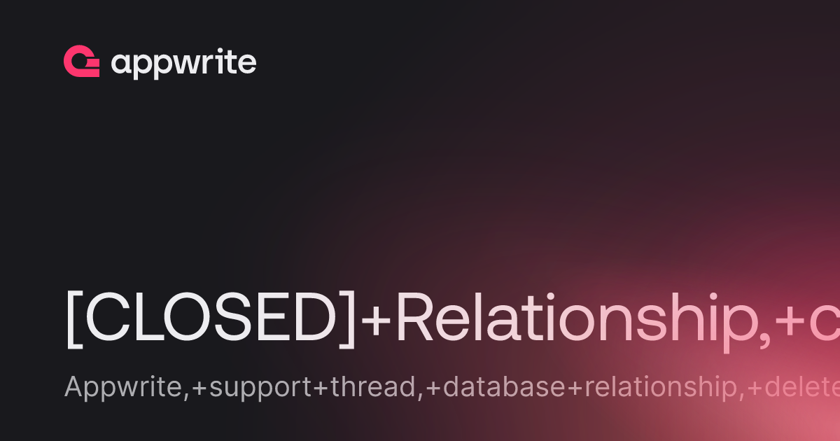 Closed Relationship Cant Delete Related Document Even If On Deleting Set Null Threads