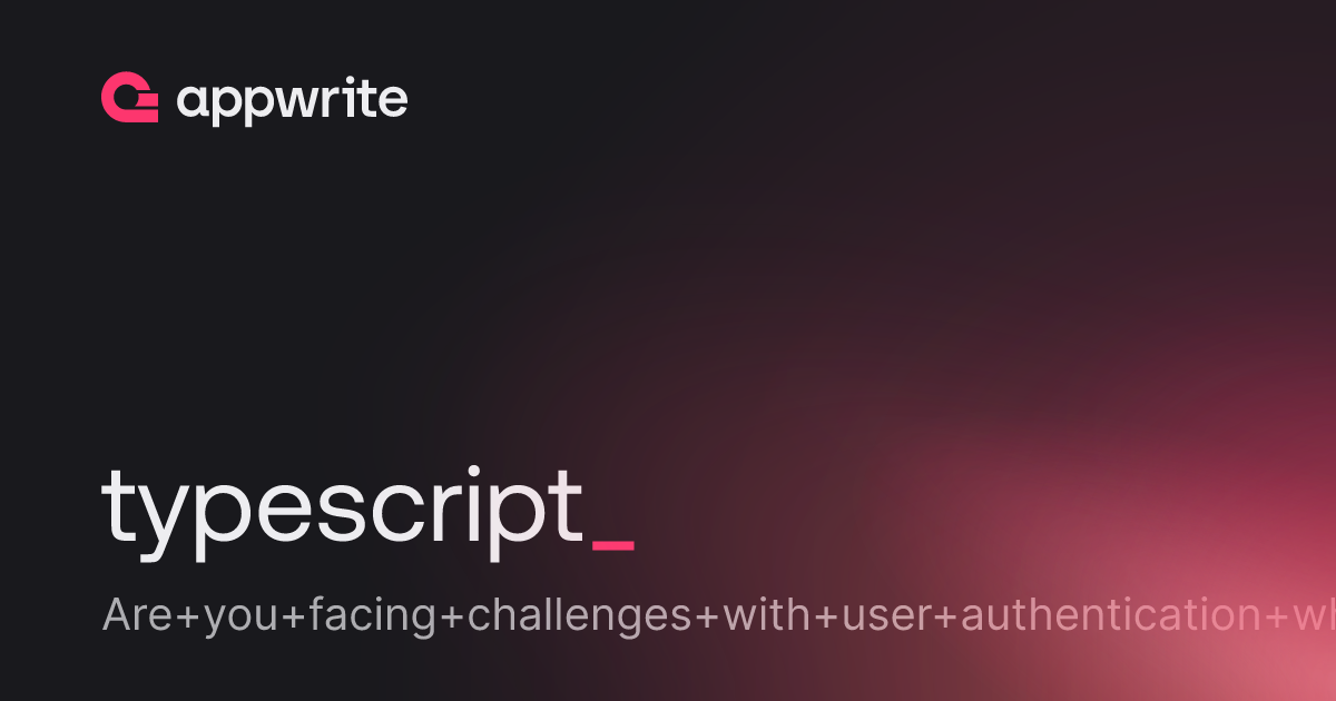 typescript - Threads - Appwrite