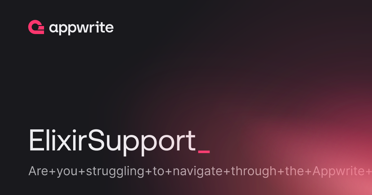 ElixirSupport - Threads - Appwrite