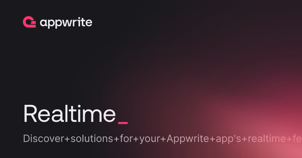 Realtime - Threads - Appwrite