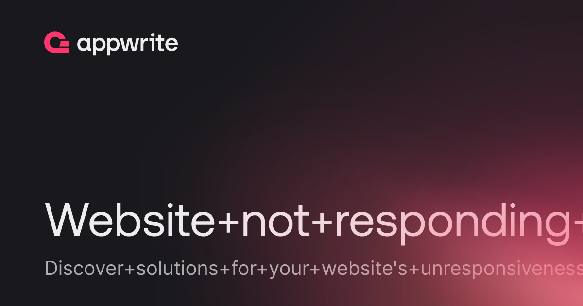 Website not responding on User session Tab (1.7.3 fresh instal) - Threads - Appwrite