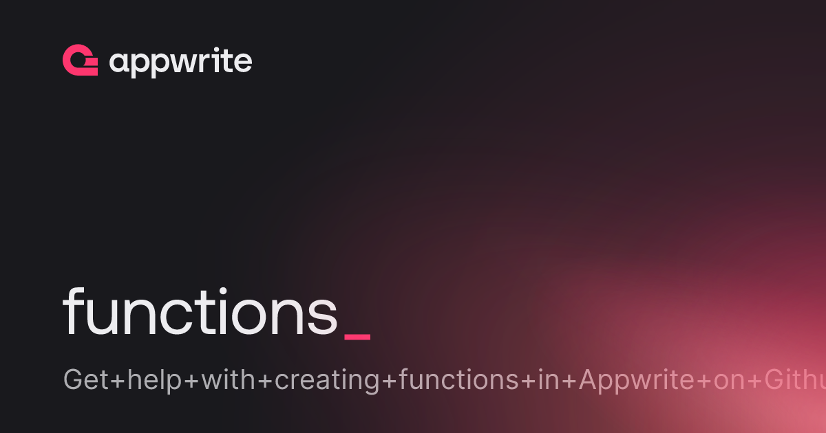 Functions Threads Appwrite