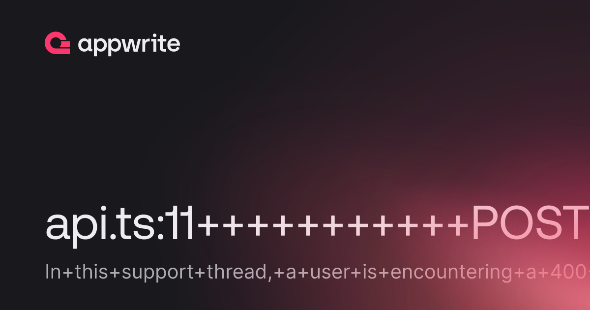 Api Ts 11 Post V1 Account 400 Bad Request