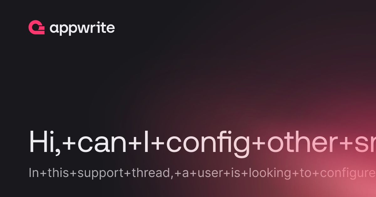 Hi, can I config other sms provider to send message by phone? cause i'm in china - Threads ...