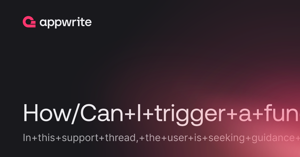 Howcan I Trigger A Function Call When A Document Is Created In A