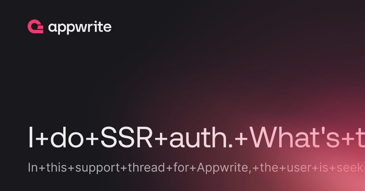 I do SSR auth. What's the best way to set up an authenticated client-side Realtime connection ...