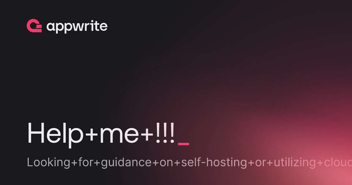 Help Me Threads Appwrite