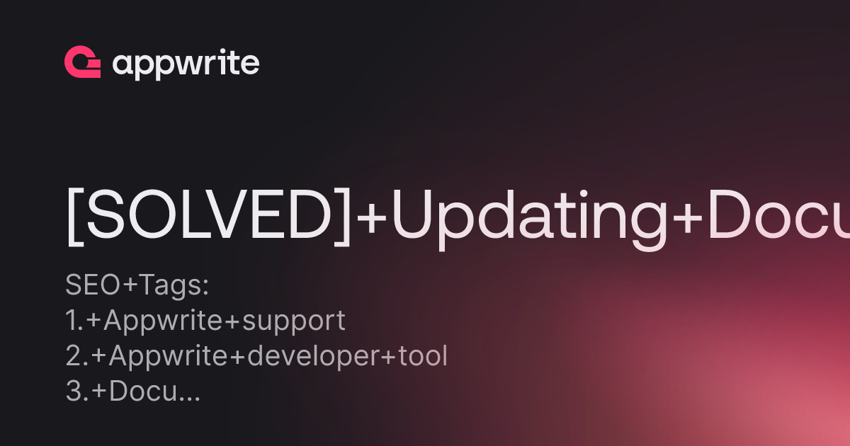 [solved] Updating Document Permissions Threads Appwrite