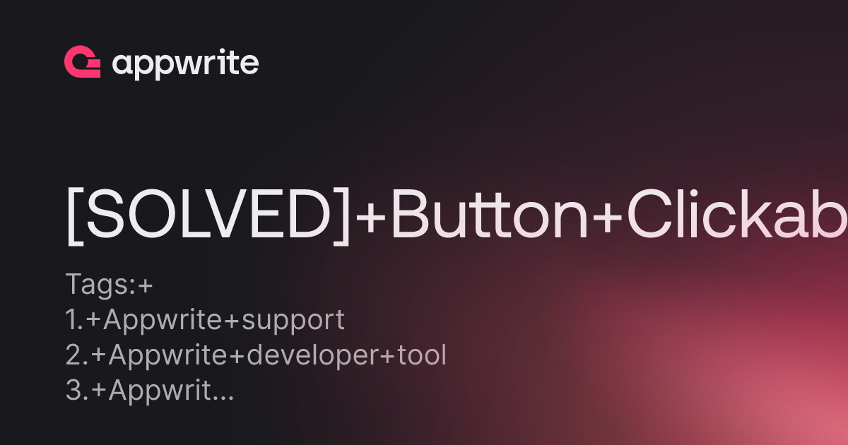 [SOLVED] Button Clickable every 24h - Threads - Appwrite