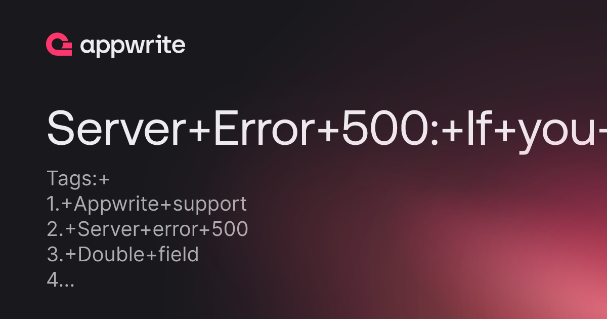 Server Error 500 If You Try To Set Double Field From Given Default Value To Null Threads