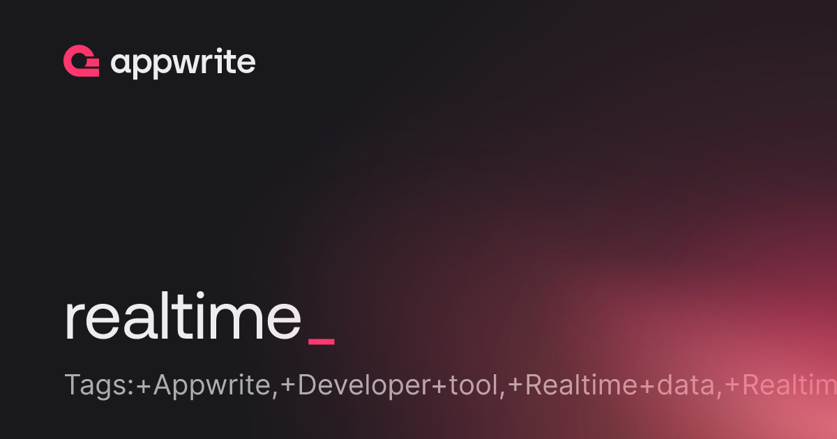 realtime - Threads - Appwrite