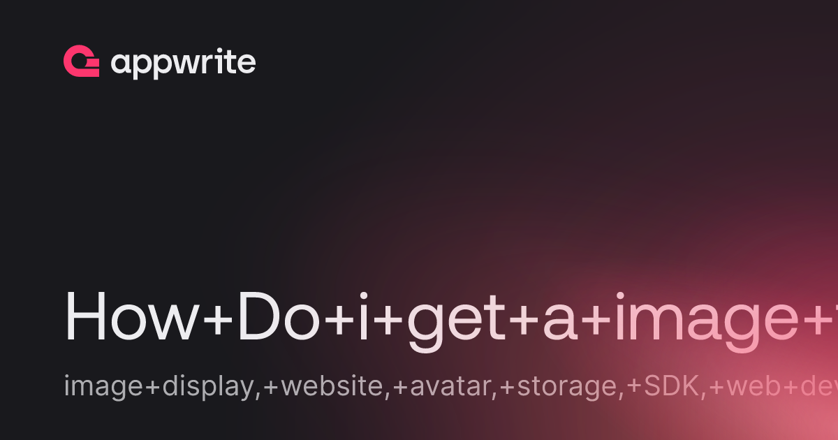 How Do I Get A Image To Display On My Website Using The Avatarstorage