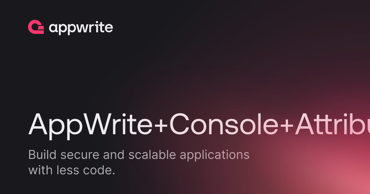 Appwrite Console Attributes Processing Status Threads Appwrite