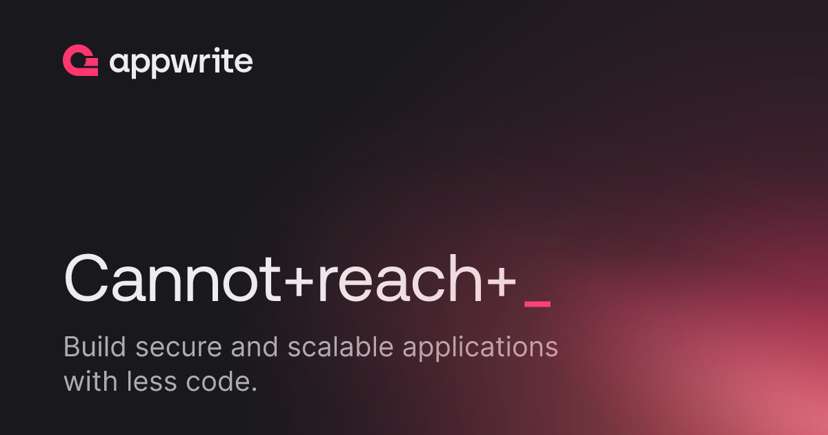 Cannot Reach Data Tab In Documents Anymore Threads Appwrite