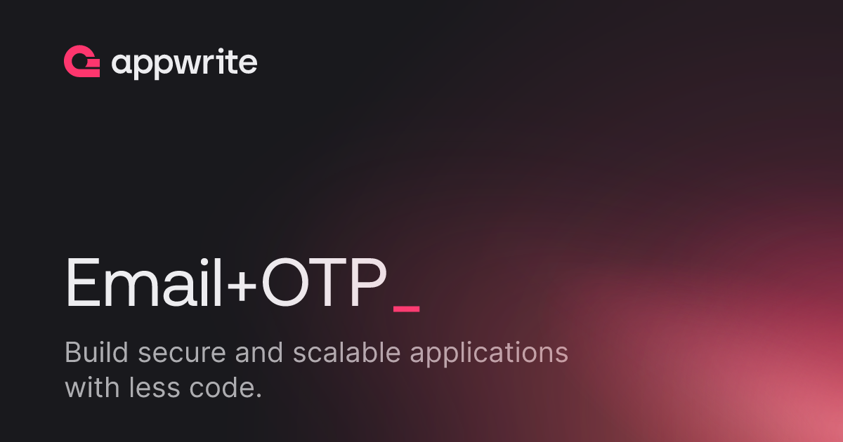 Email Otp Docs Appwrite