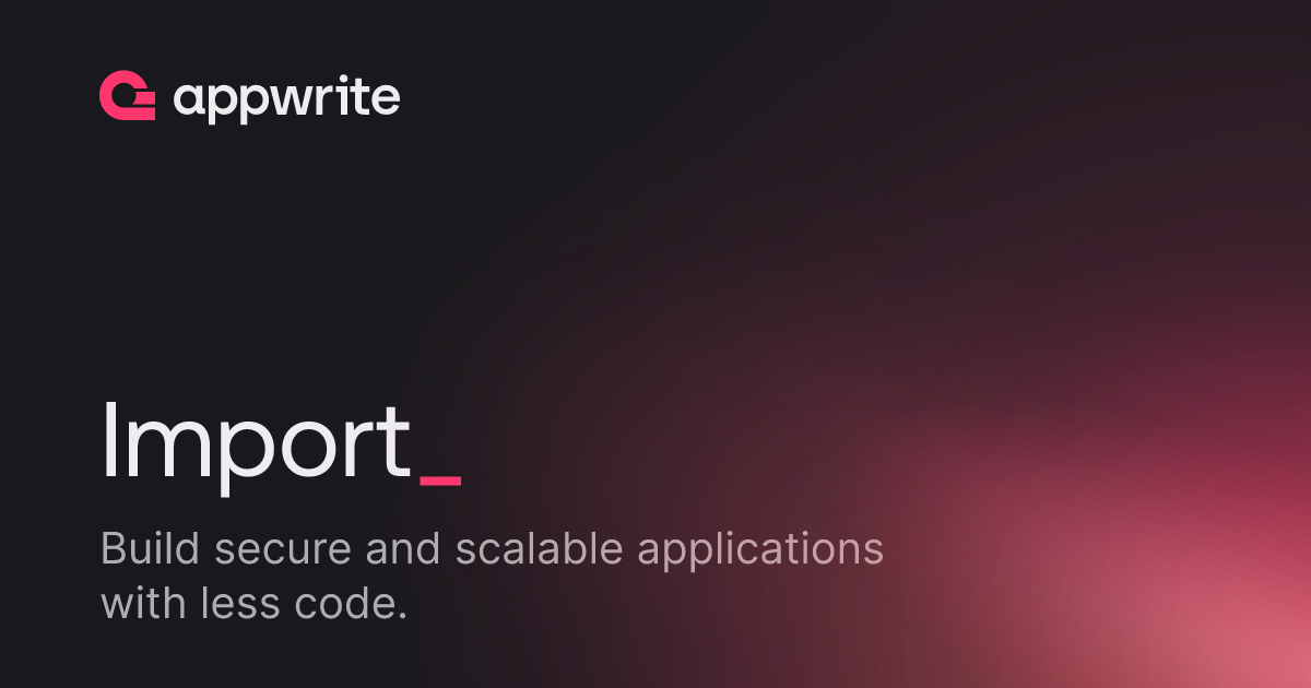 Import Appwriteexceptions Could Not Be Resolved Threads Appwrite