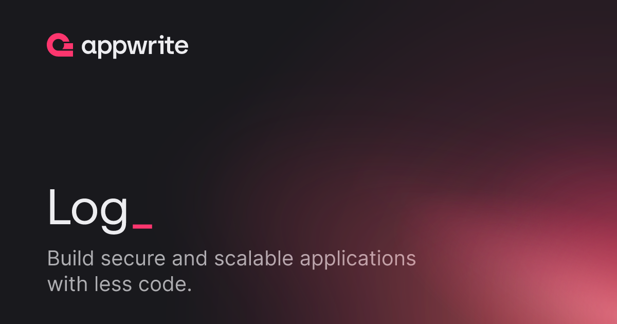 Log - Docs - Appwrite