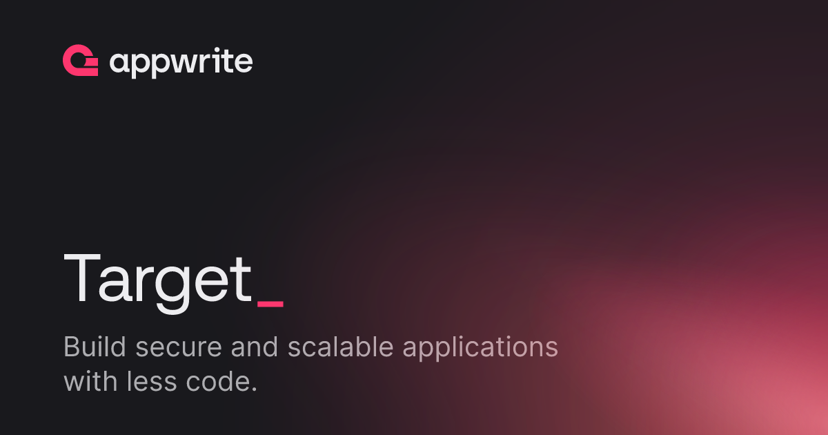 Target - Docs - Appwrite